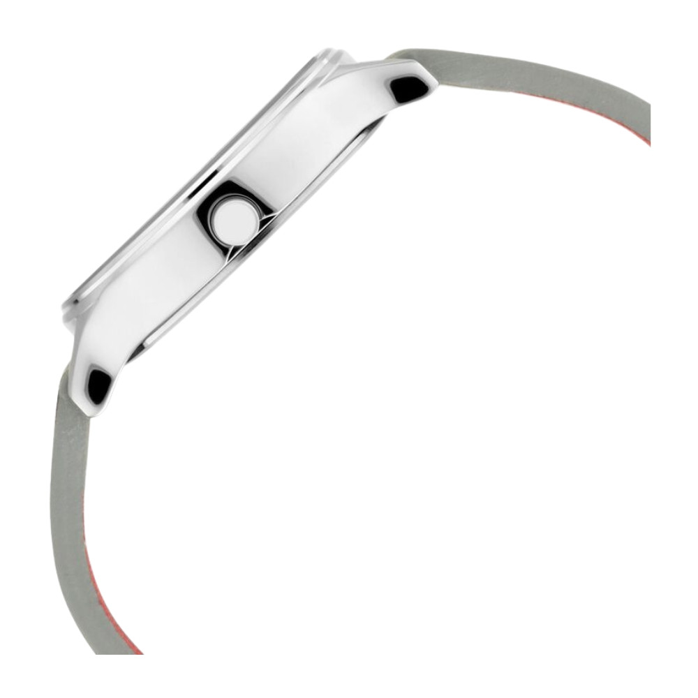 Fastrack I Love Me Quartz Analog Silver Dial Leather Strap Watch for ...