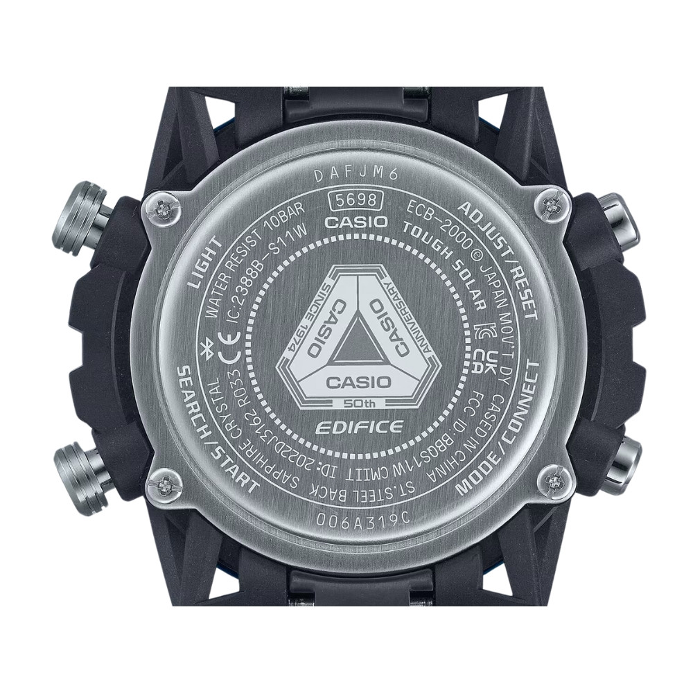 CASIO WATCH 50TH ANNIVERSARY EDIFICE SOSPENSIONE ECB-2000SS-2A