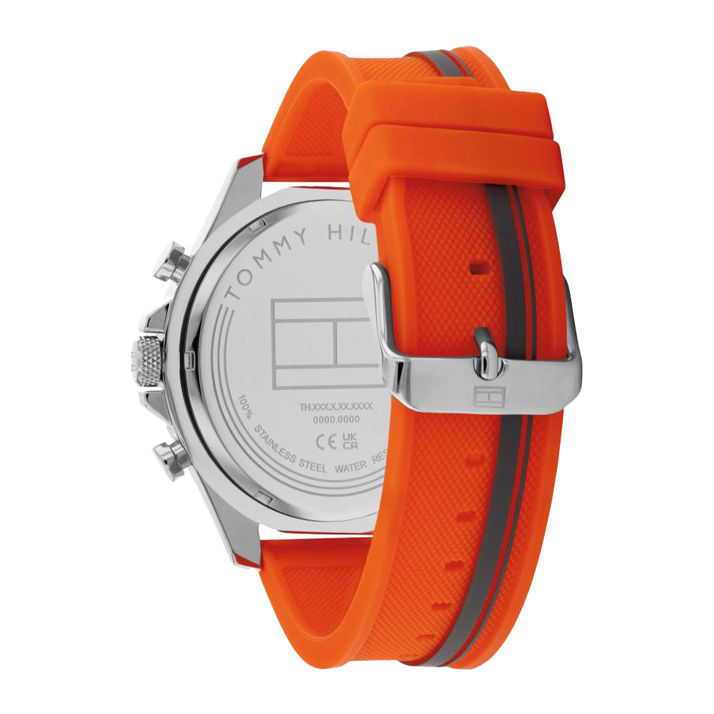 Tommy Hilfiger Quartz Multifunction Grey dial Silicone Strap Watch for ...